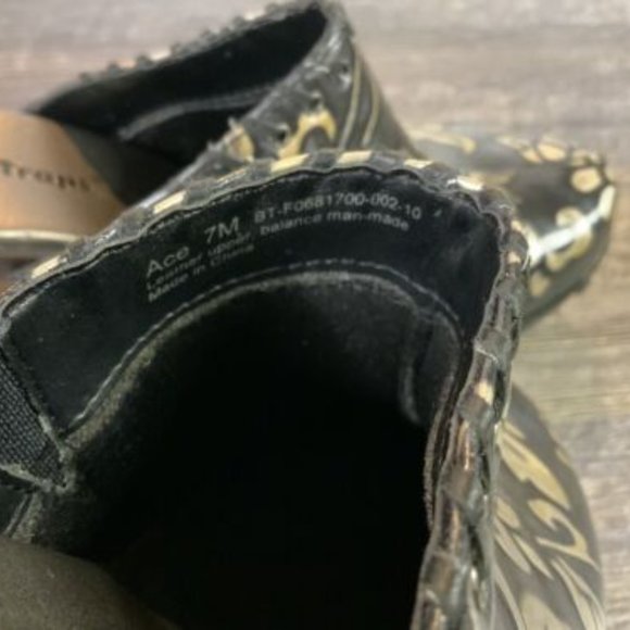 BareTraps | Shoes | Bare Traps Rare Ace Womens 7 2 Black Leather Floral ...